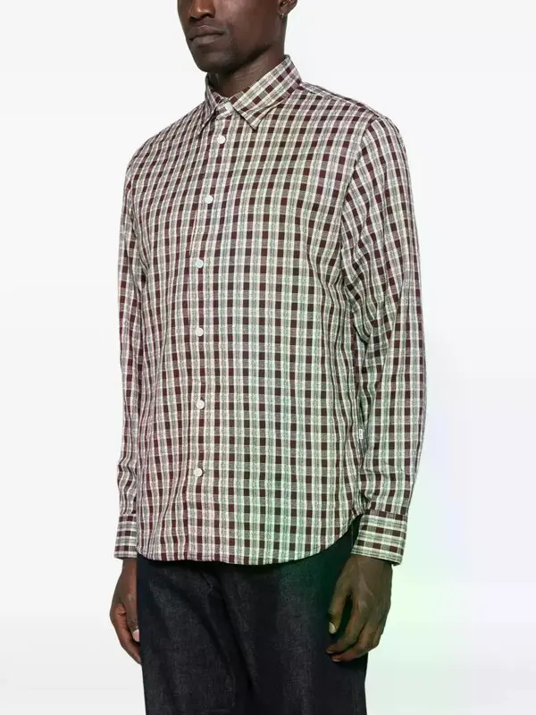 Nn07 Colby Checked Cotton Shirt