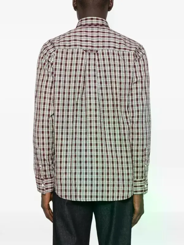 Nn07 Colby Checked Cotton Shirt