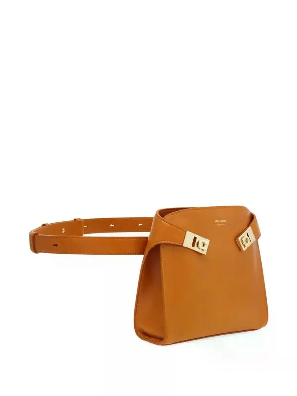 FERRAGAMO Logo-detail Belt Bag - Brown