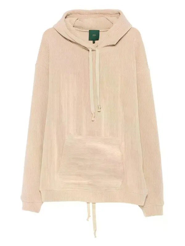 MAISON JEJIA Ribbed Hooded Sweater
