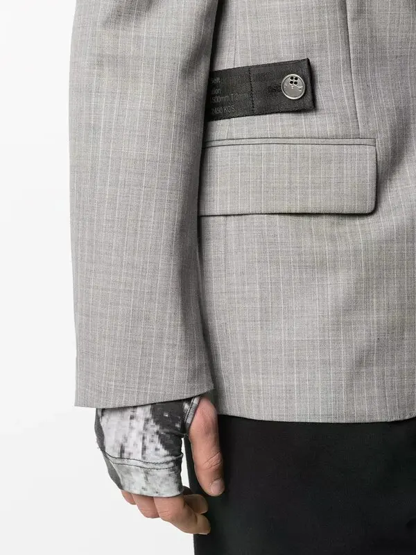 Off-White Single-breasted Tailored Blazer