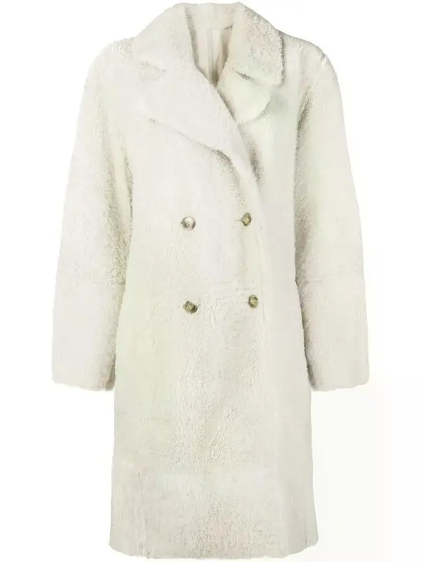 YVES SALOMON Oversized Shearling Coat