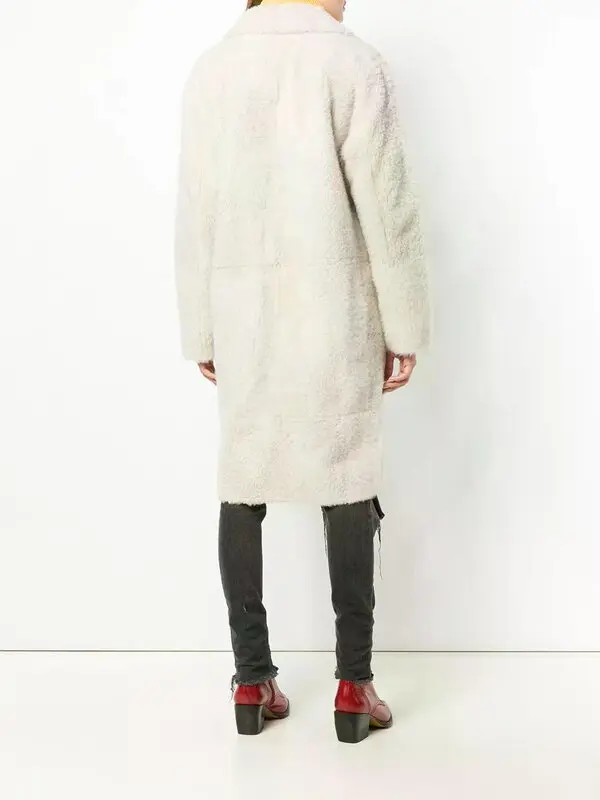 YVES SALOMON Oversized Shearling Coat