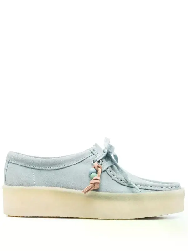 Clarks Seam-detail Suede Loafers - Blue