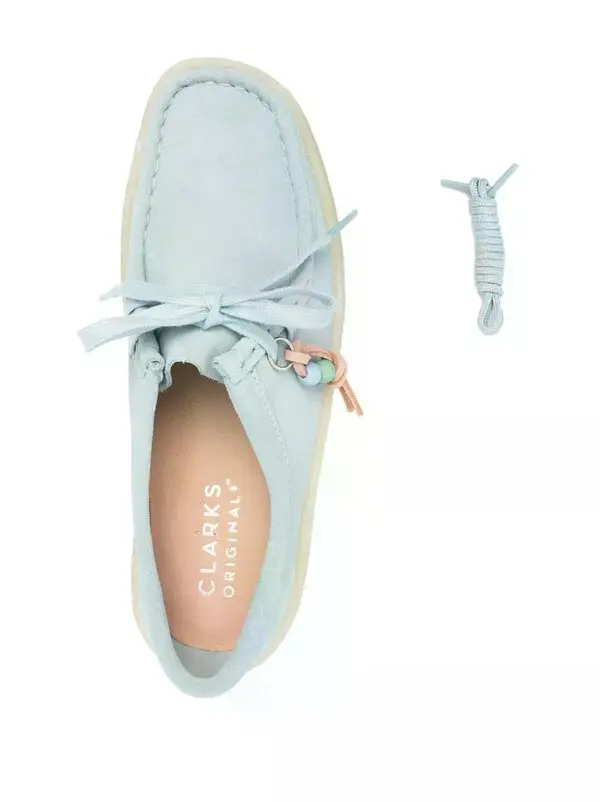Clarks Seam-detail Suede Loafers - Blue