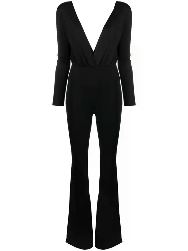 Alchemy Fashions X Lia Aram V-neck Jumpsuit - Black
