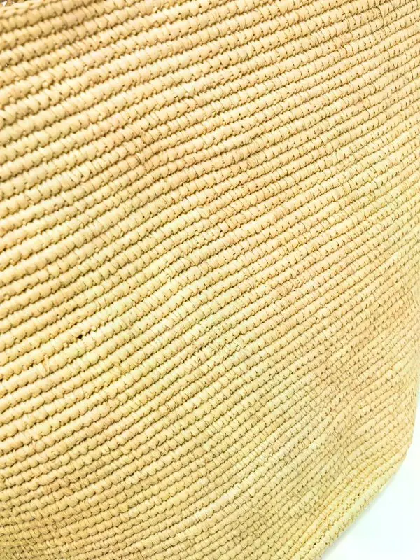 SENSI STUDIO Interwoven Straw Tote Bag