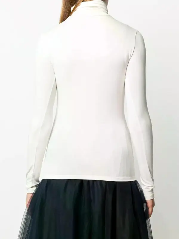 Majestic Filatures Roll-neck Knitted Top