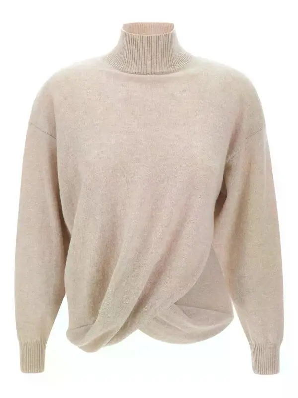 Marella High-neck Wool-cashmere Blend Sweater