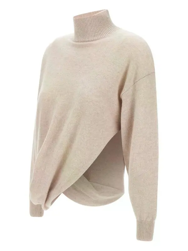 Marella High-neck Wool-cashmere Blend Sweater