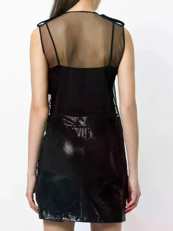 Givenchy Sleeveless Lace Blouse