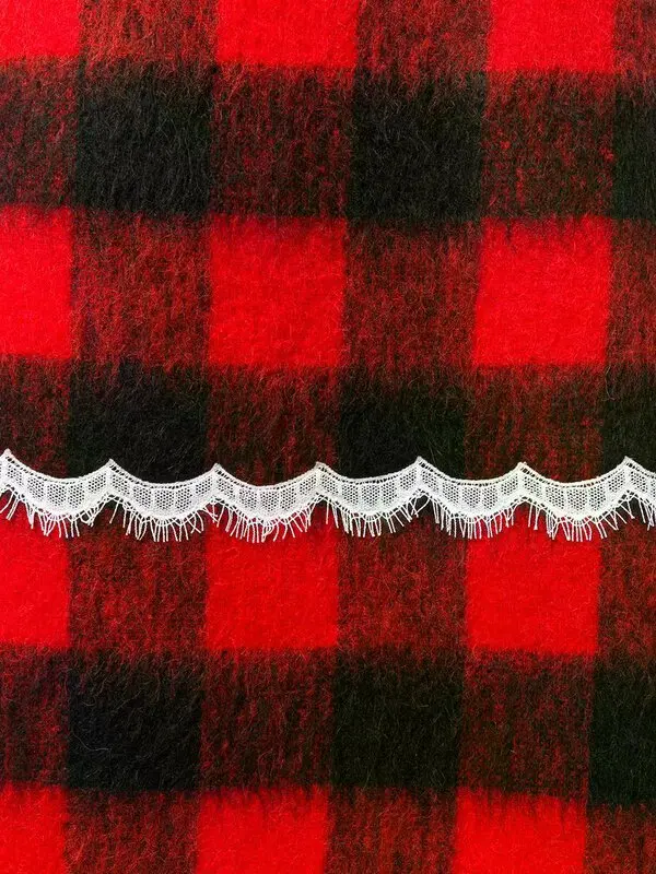 Calvin Klein Check Apron Dress