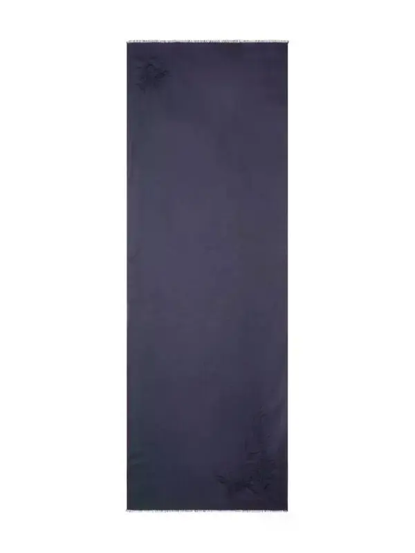 Etro Paisley-embroidered Cashmere Scarf - Blue