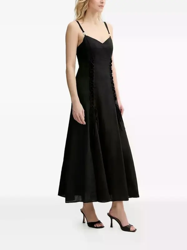TWINSET Lacing Maxi Dress - Black