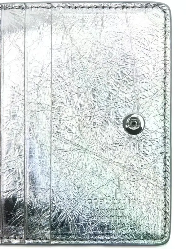 Acne Studios Metallic Leather Cardholder