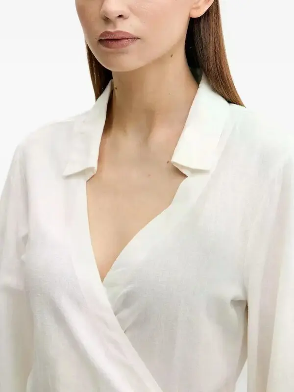 Melissa Odabash Wrap-effect Belted Mini Dress