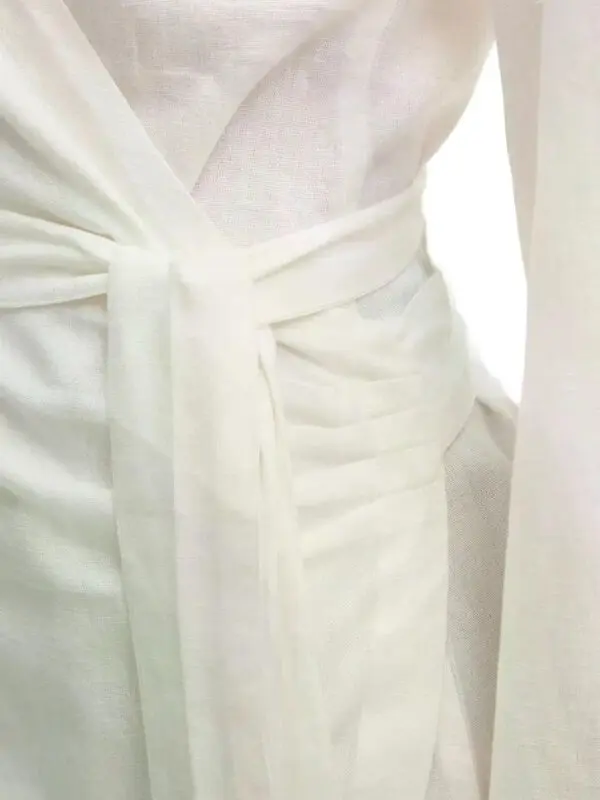 Melissa Odabash Wrap-effect Belted Mini Dress