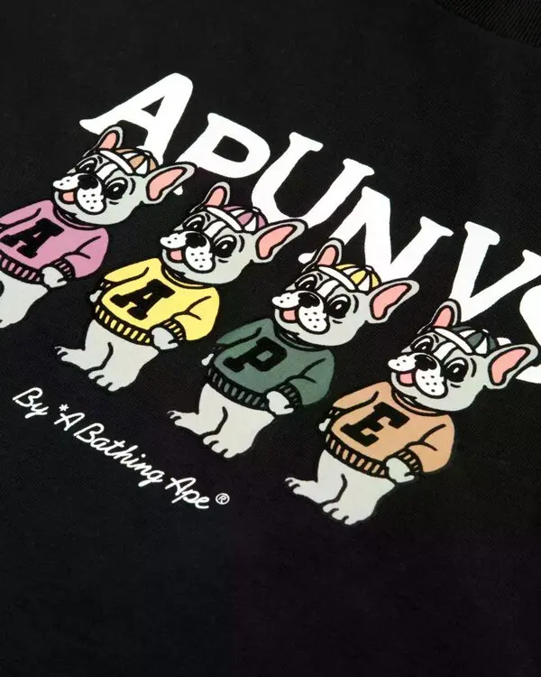 A BATHING APE Graphic-print T-shirt - Black