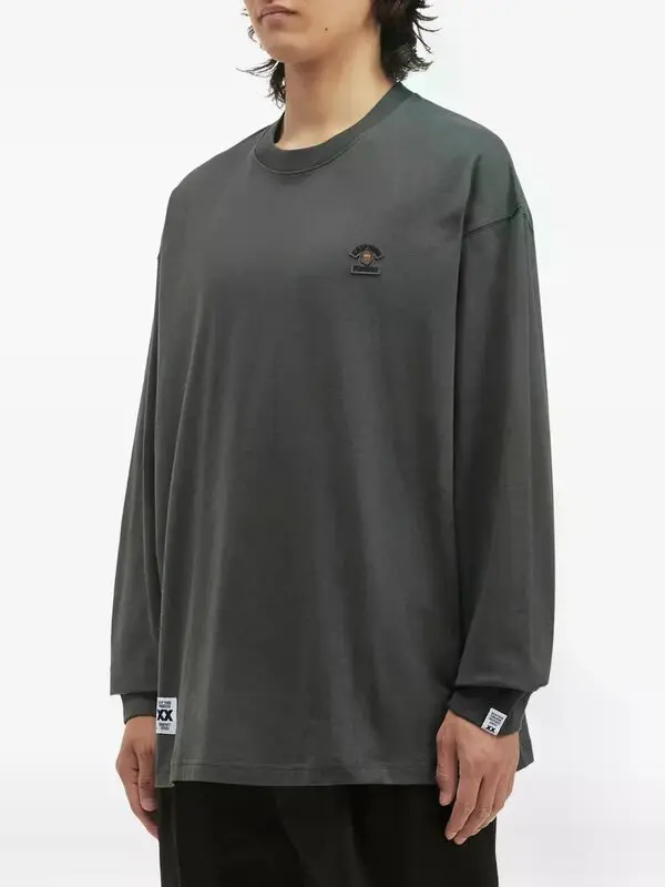 FINGERCROXX Logo-patch Long-sleeved Sweatshirt