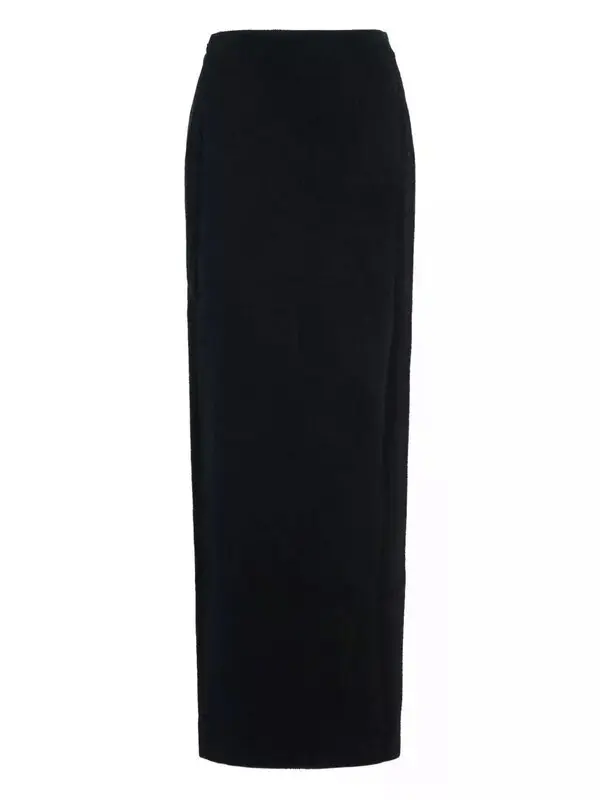 Alessandra Rich Side-split Wool-blend Skirt