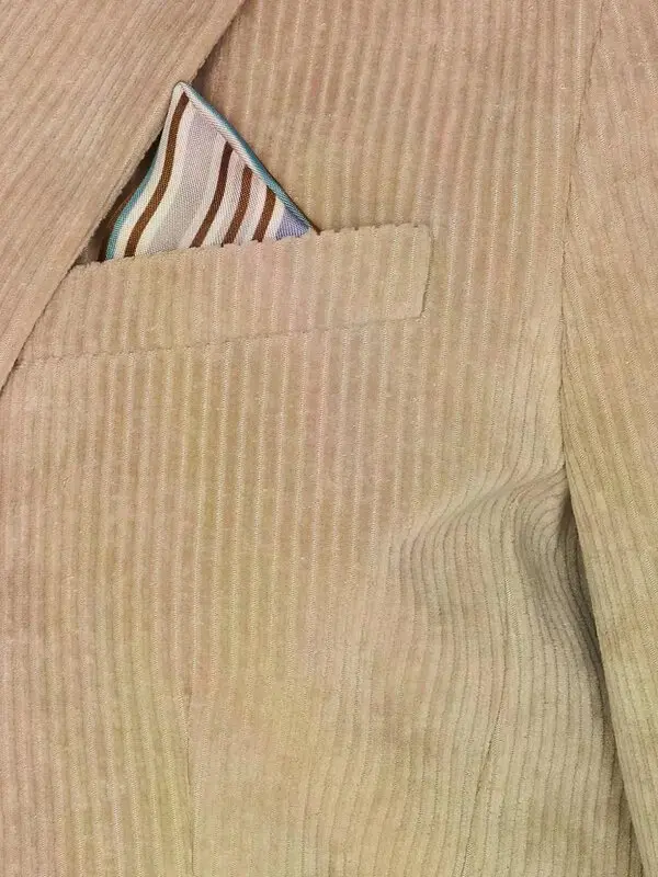 CIRCOLO 1901 Corduroy V-neck Blazer - Neutrals