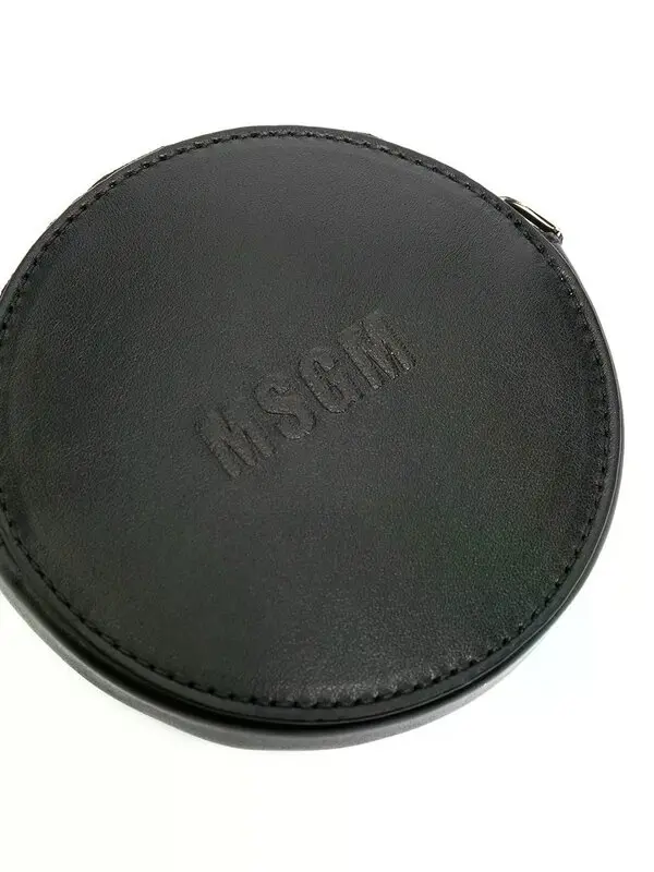 MSGM Logo-embossed Circular Mini Bag