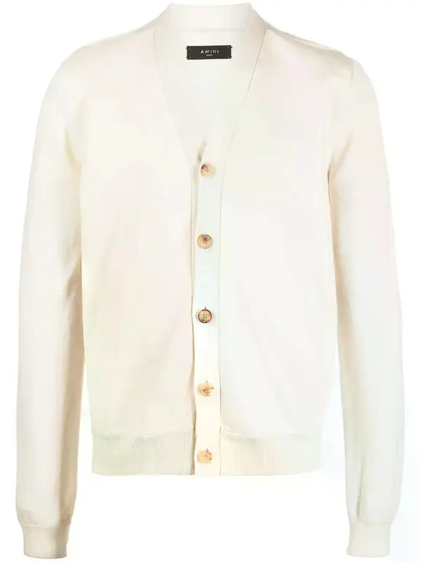 Amiri Cashmere V-neck Cardigan