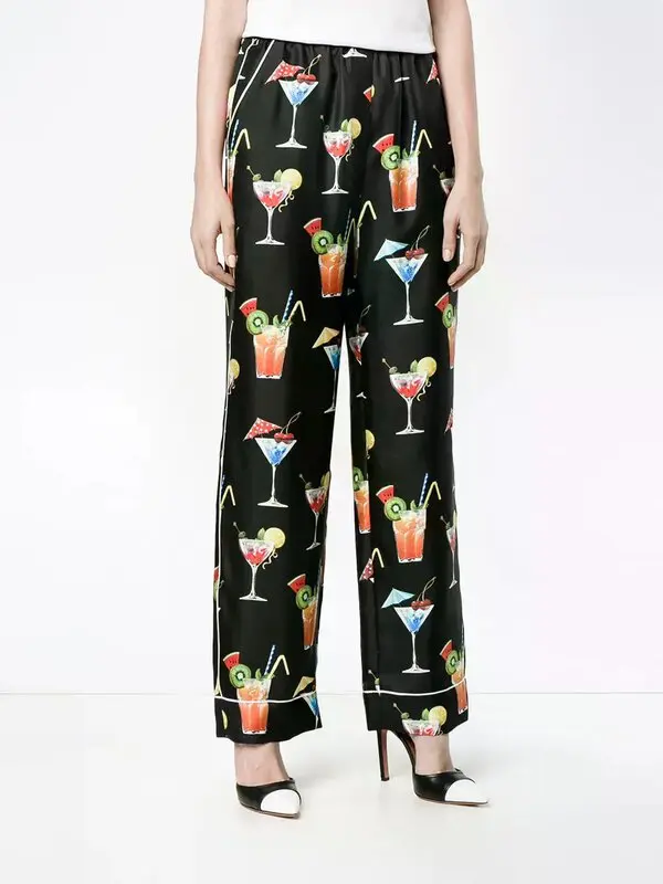 Dolce & Gabbana Cocktail Print Pyjama Trousers