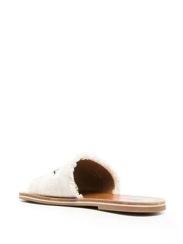 Bally Logo-embroidered Slide Sandals