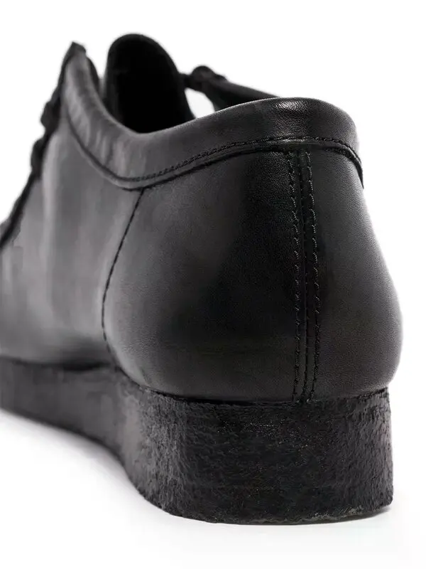 Clarks Wallabee Leather Boots - Black