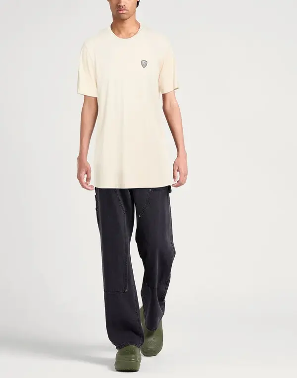 EA7 T-shirt Size Viscose, Polyamide, Elastane - Beige