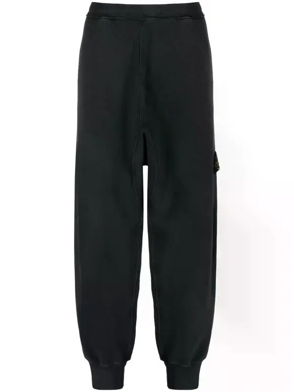 Stone Island Compass-patch Cotton Track Pants