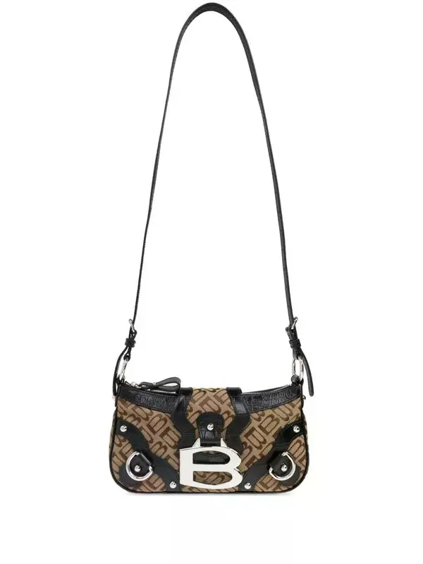 Balenciaga Monogram Pattern Shoulder Bag