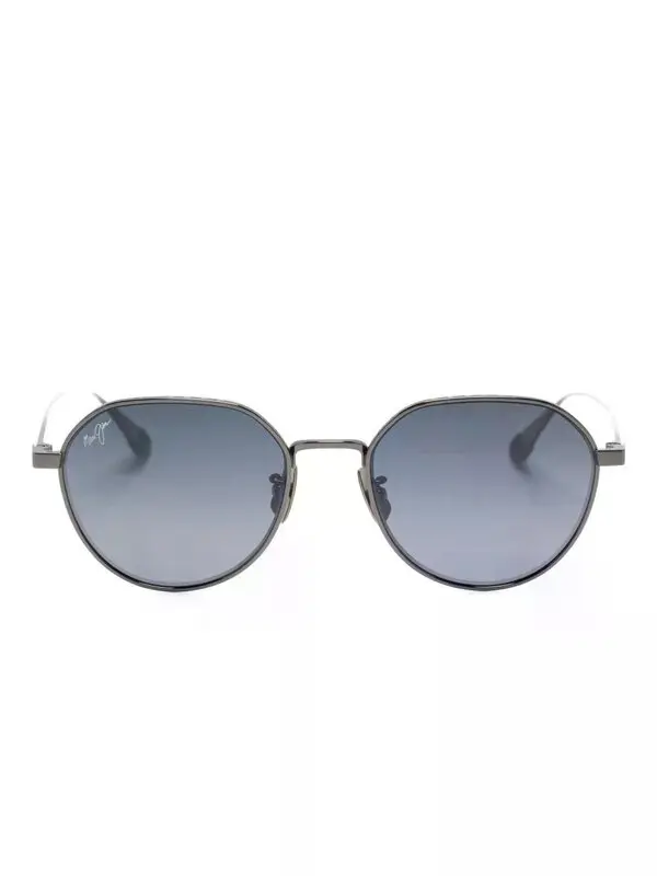 Maui Jim Kaulana Round-frame Sunglasses - Silver