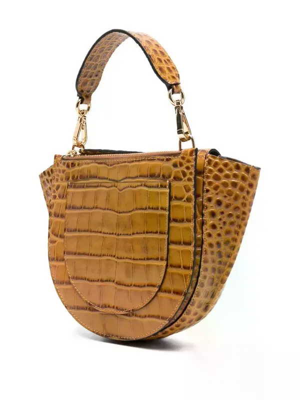 WANDLER Mini Hortensia Embossed Cross-body Bag