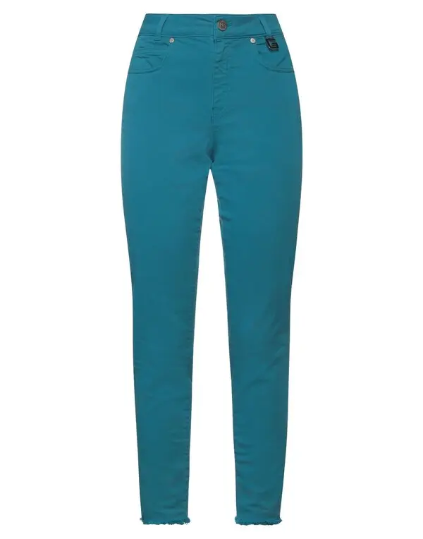 GAELLE PARIS Skinny Low Waisted Jeans - Deep Teal