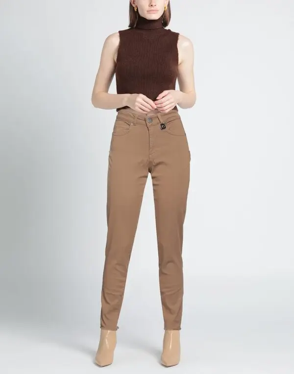 GAELLE PARIS Cotton Elastane Skinny Jeans - Grey