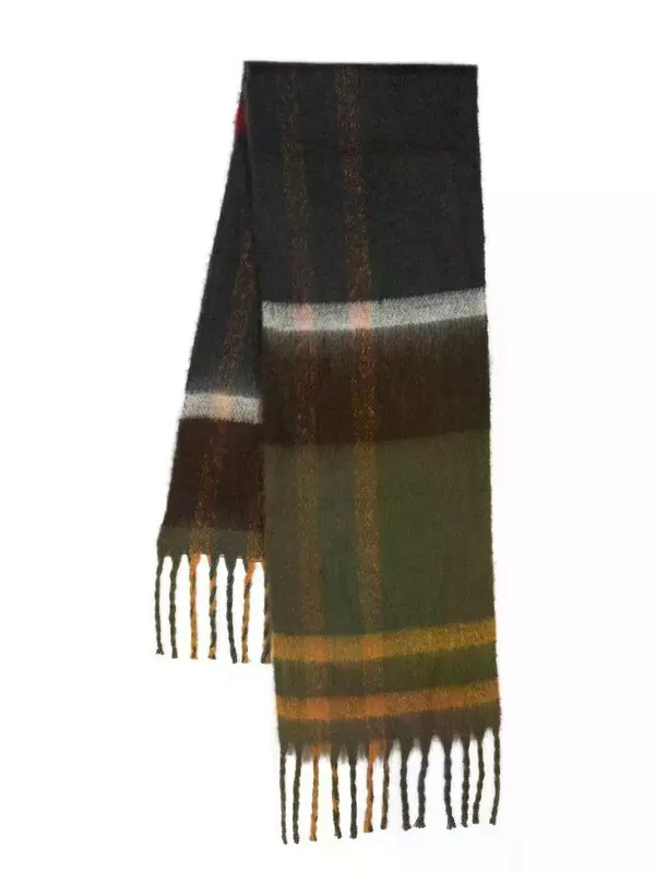 Barbour Tartan-check Knit Scarf