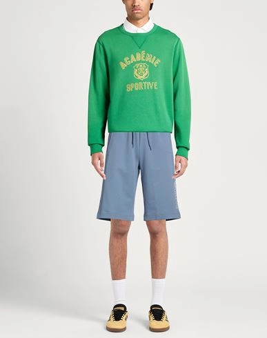EA7 Cotton French Terry Athletic Shorts - Blue