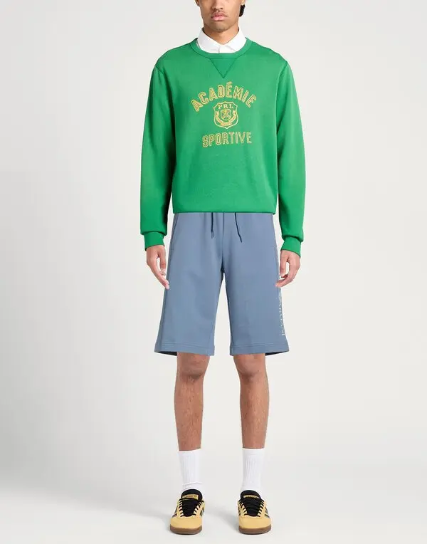 EA7 Cotton French Terry Athletic Shorts - Blue