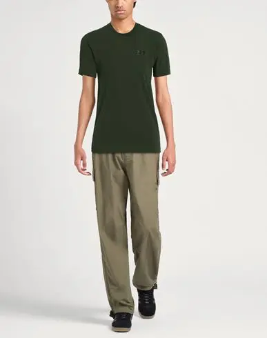 Emporio Armani T-shirt Military Size Cotton, Elastane - Green