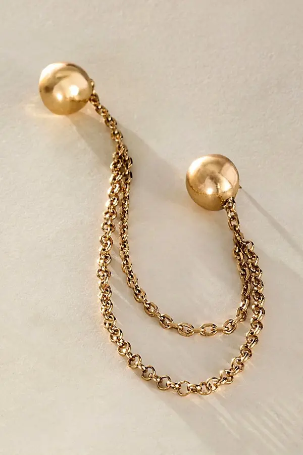 Free People Studded Pin With Chain