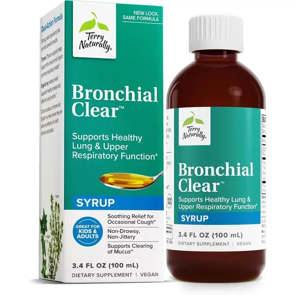 TERRY NATURALLY Bronchial Clear Syrup 100 Milliliters - One-color
