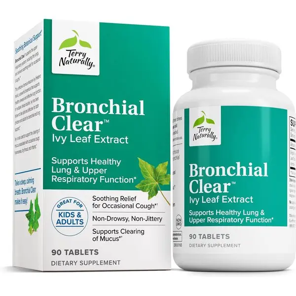 TERRY NATURALLY Bronchial Clear 90 Tablets - One-color