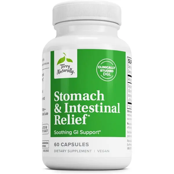 TERRY NATURALLY Stomach & Intestinal Relief 60 Capsules - One-color