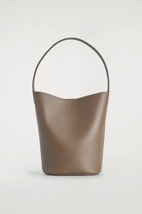 Cos Paradigm Mini Tote Bag In Leather