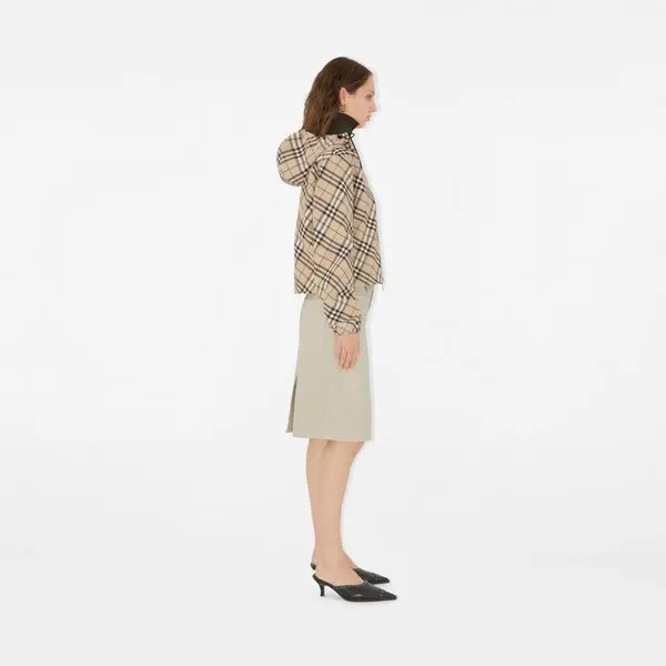Burberry Check Hooded Jacket