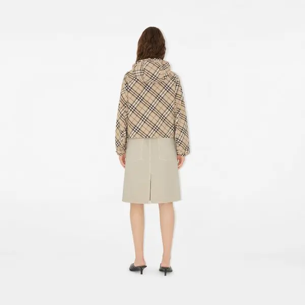 Burberry Check Hooded Jacket