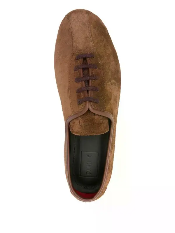 Plan C Lace-up Suede Sneakers