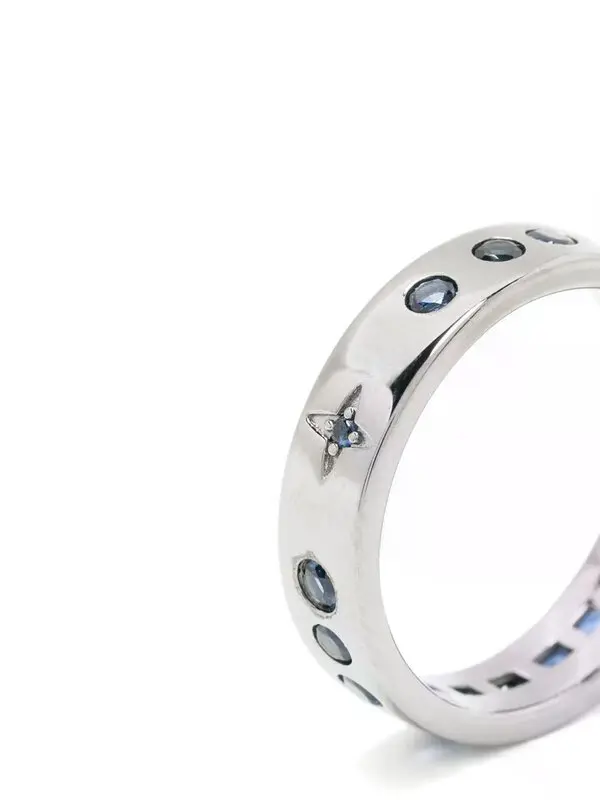 APM MONACO Morse Code Crystal Ring